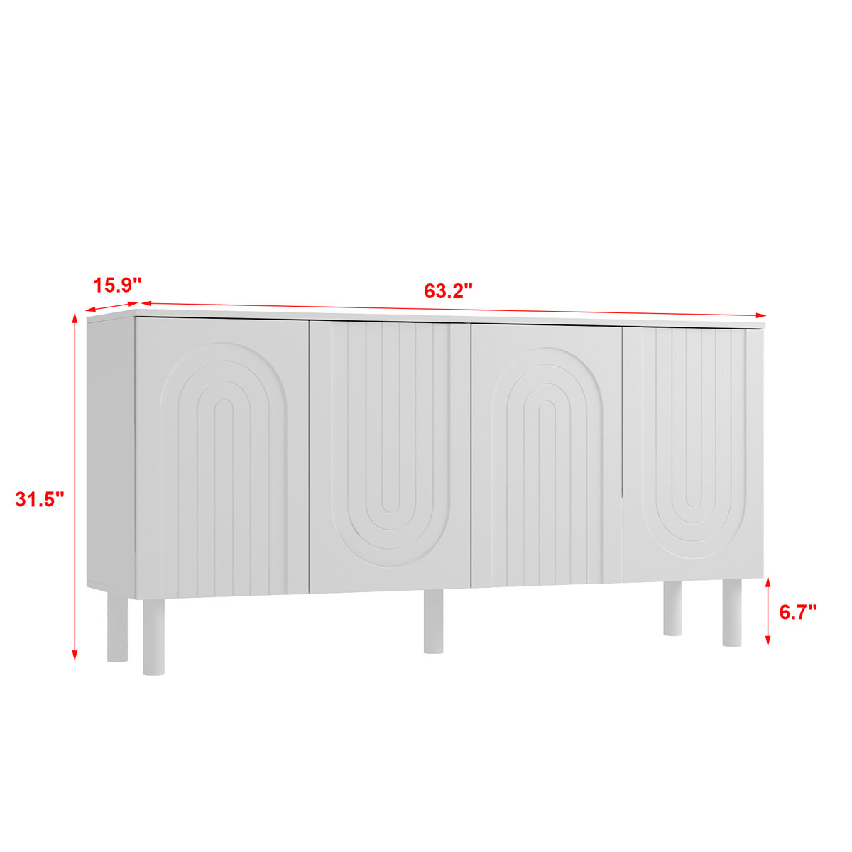 Ebern Designs 63.2'' Sideboard & Reviews | Wayfair